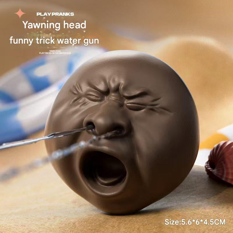 ZapZest Funny Yawning Head Water Blaster Toys, Weird Nose Spray Prank ...
