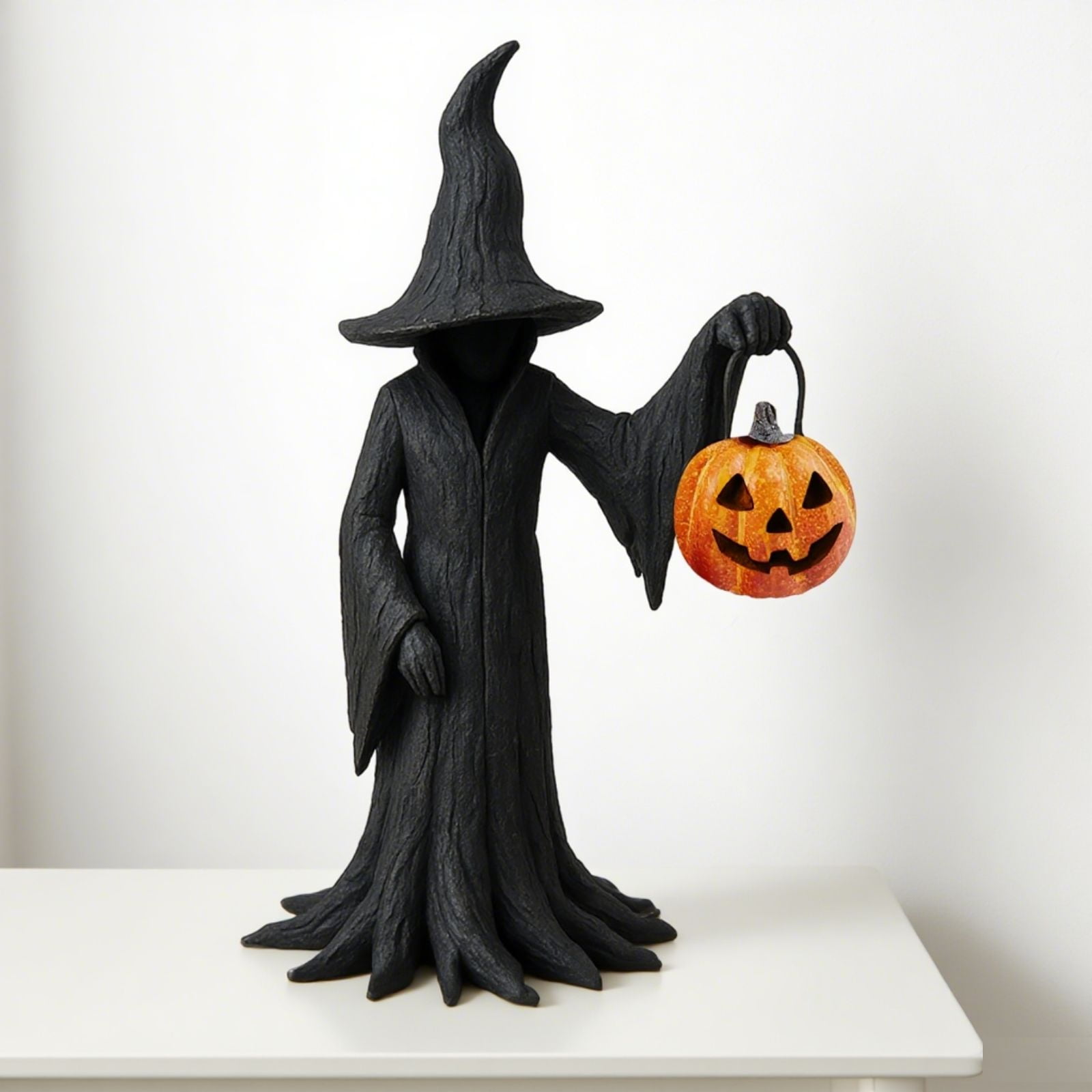 ZapZest Gothic Witch Statue 12" Resin Collectibles - Dark Halloween ...