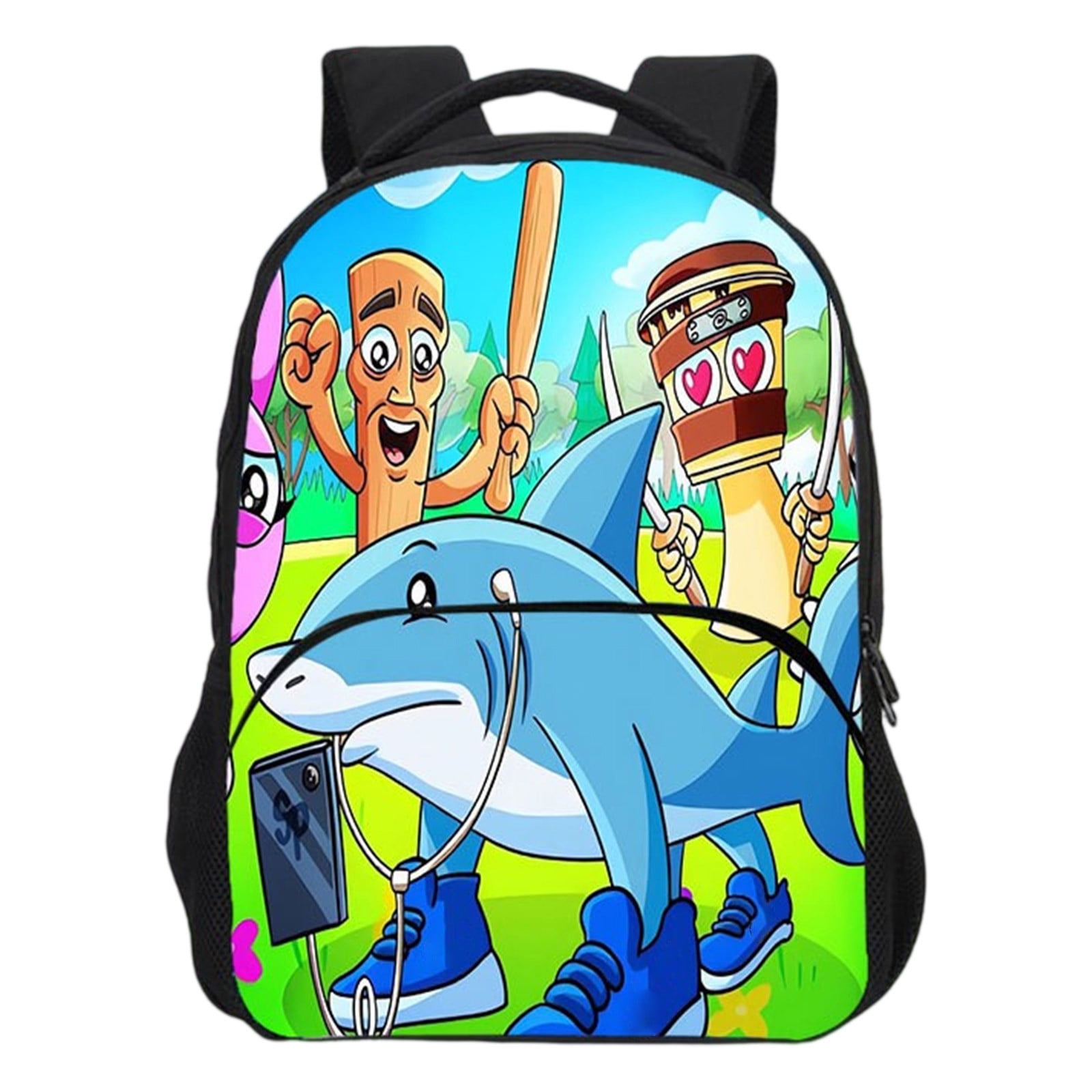 ZapZest Italian Brainrot Backpacks, 15.7" Tralalero Tralala Toy Italian ...