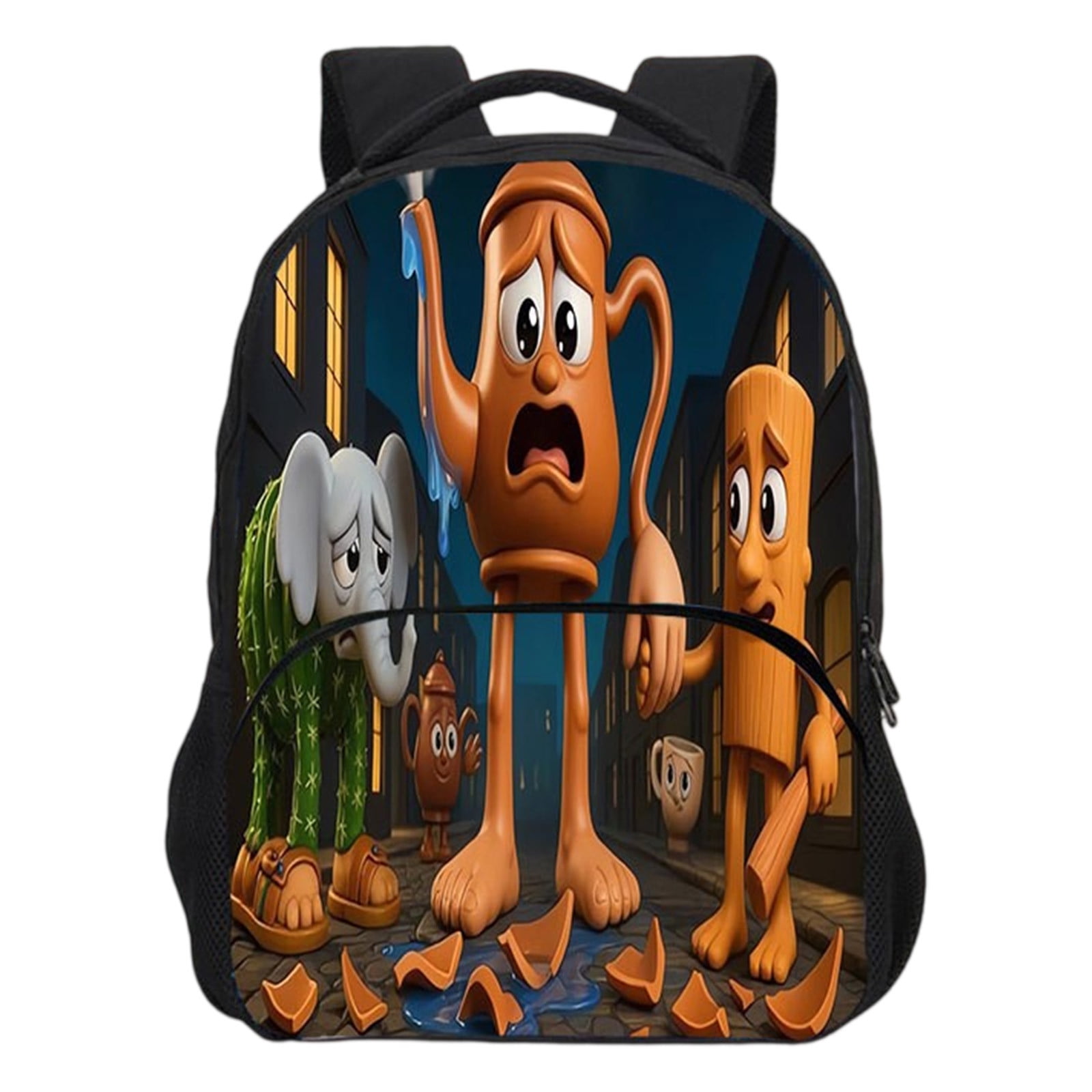 ZapZest Italian Brainrot Backpacks, 15.7" Tung Tung Tung Sahur Toy ...