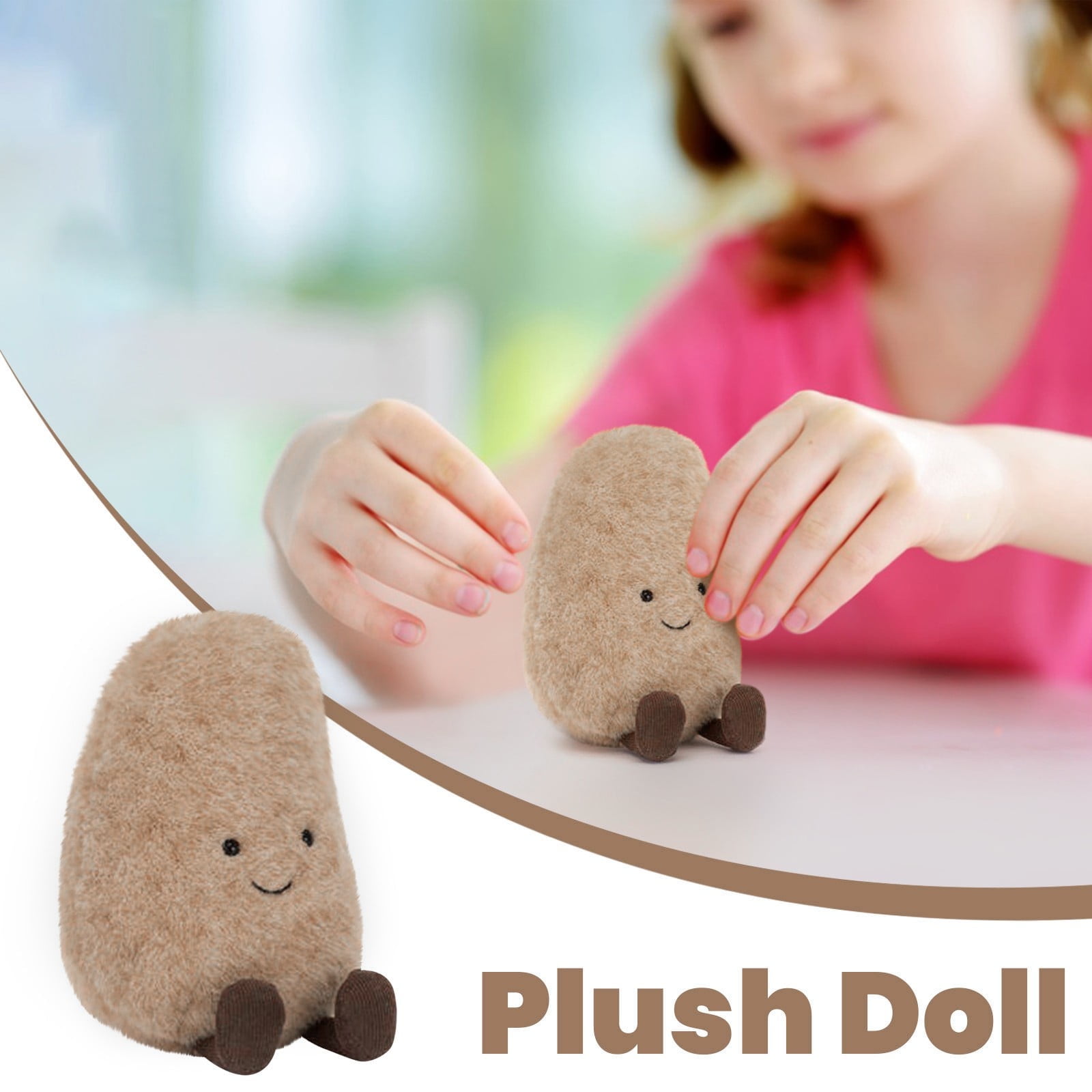 ZapZest Amuseables Potato Plush, 5.5" Food Plushies, Collectible ...