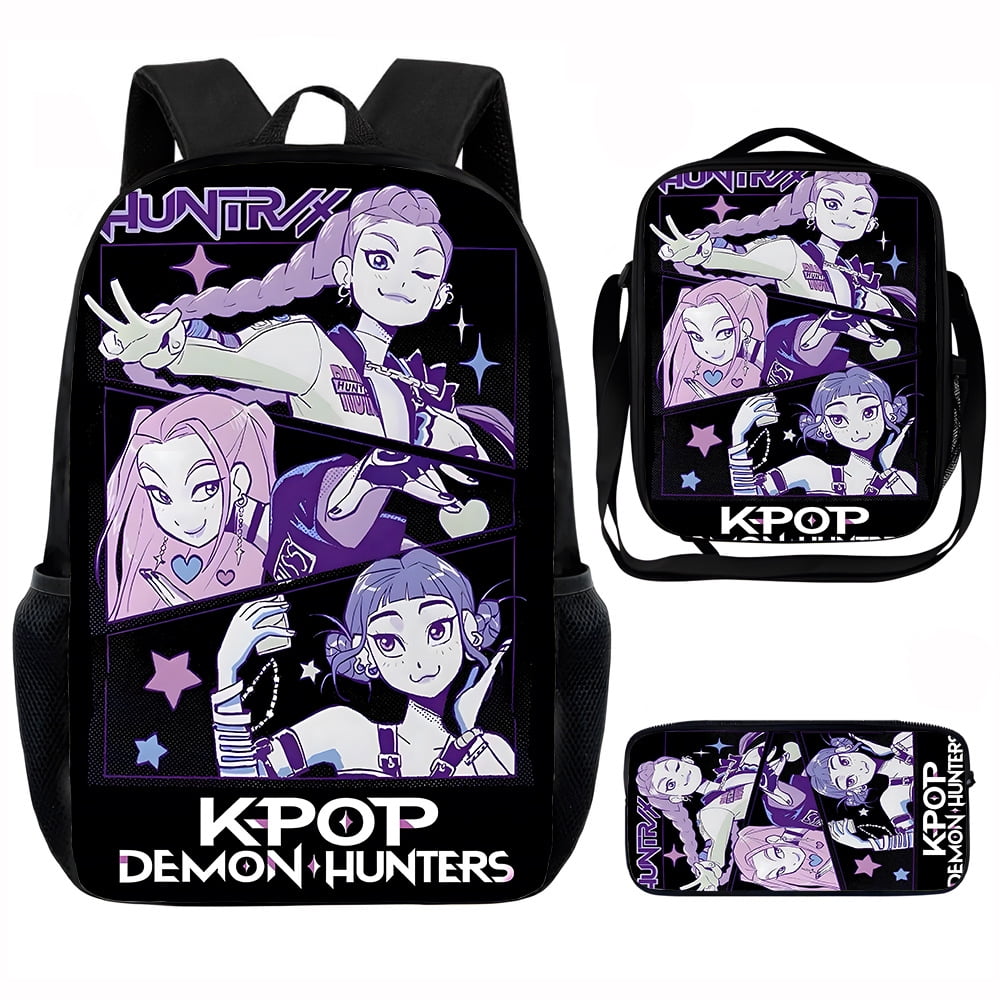 ZapZest KPop Demon Hunters Backpack, Movie Style School Bags, Ergonomic ...