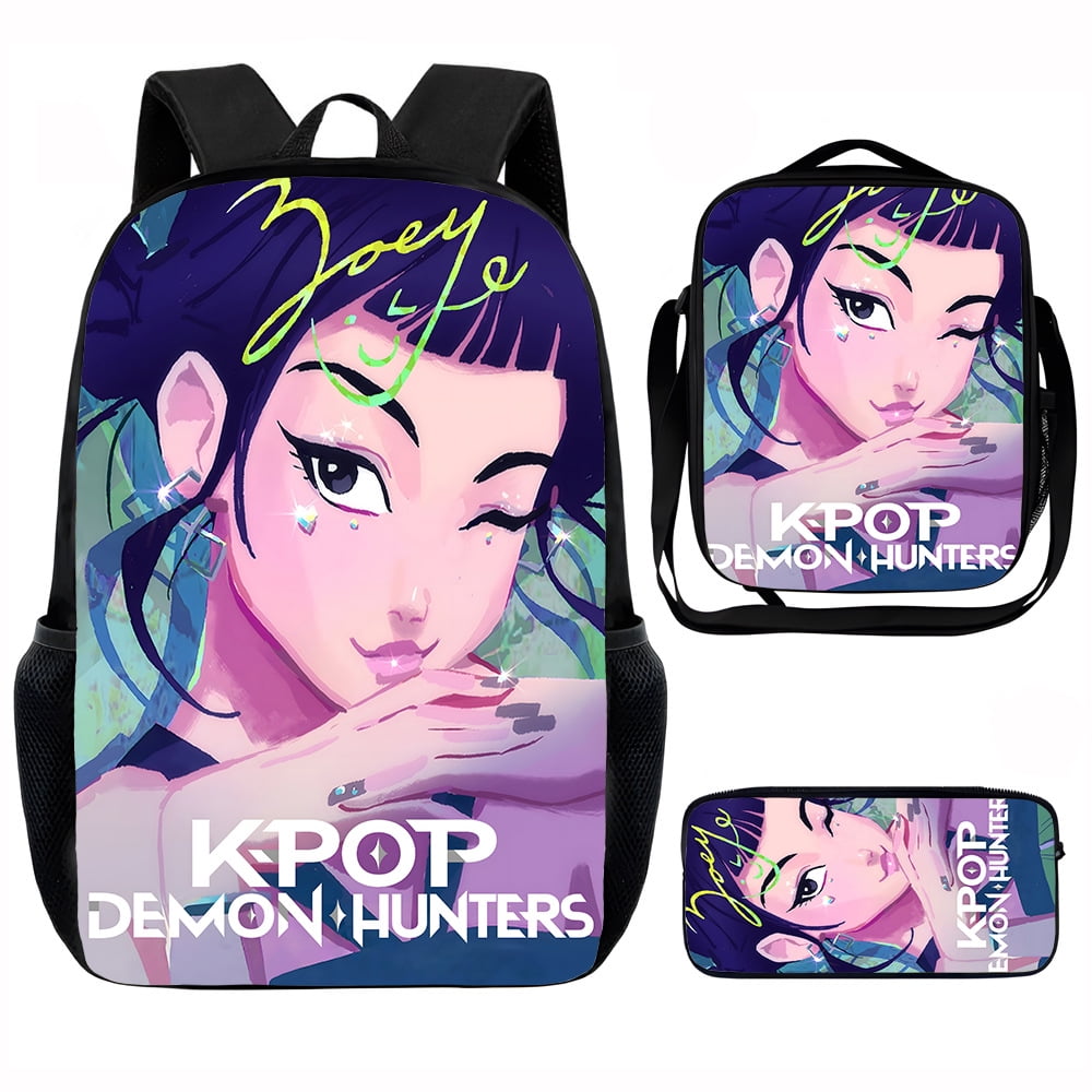 ZapZest KPop Demon Hunters Backpack, Movie Style School Bags, Ergonomic Students Lightweight ...
