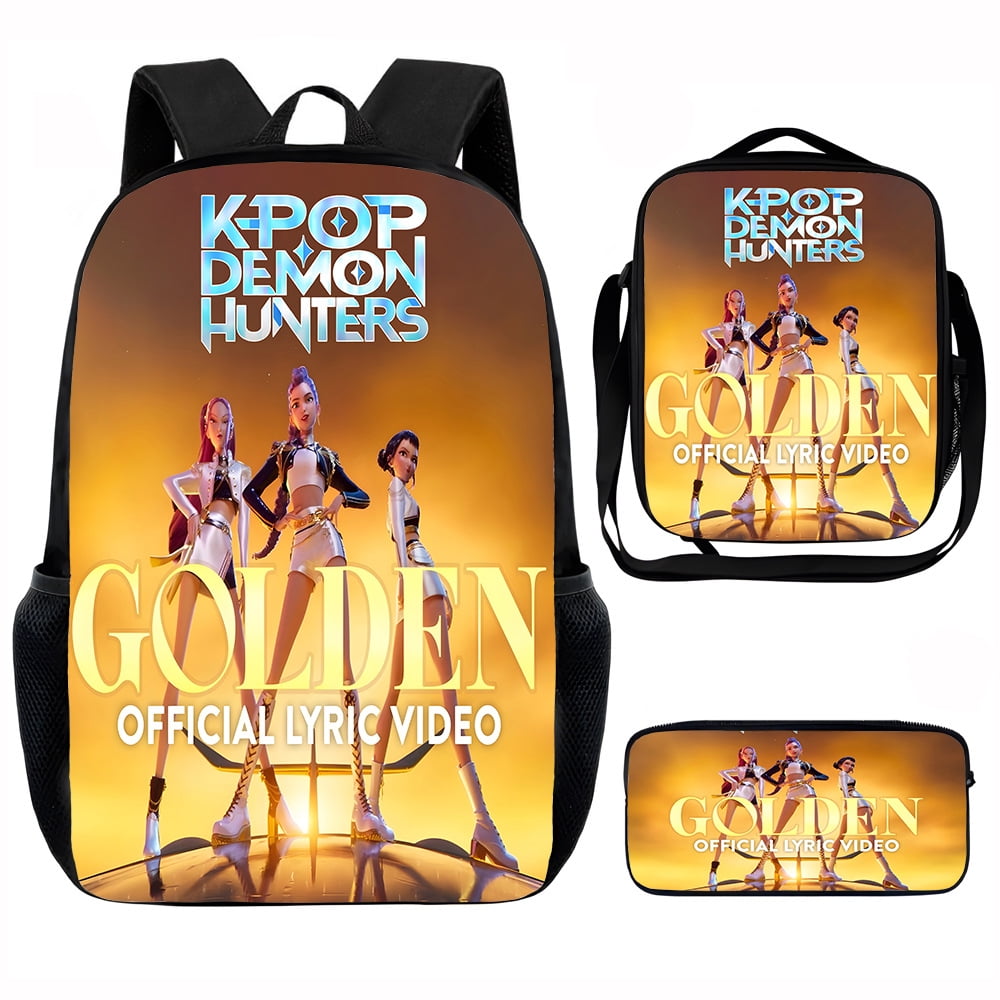 ZapZest KPop Demon Hunters Backpack, Movie Style School Bags, Ergonomic ...
