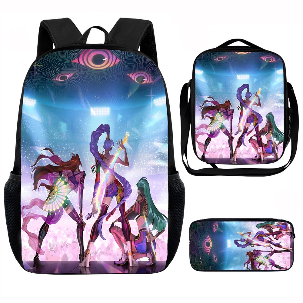 ZapZest KPop Demon Hunters Backpack, Movie Style School Bags, Ergonomic ...