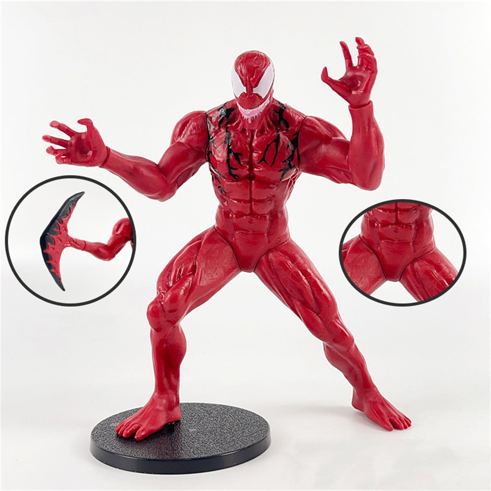 ZapZest Legends Series Carnage Venom Action Figures, 7" Superhero Mini ...