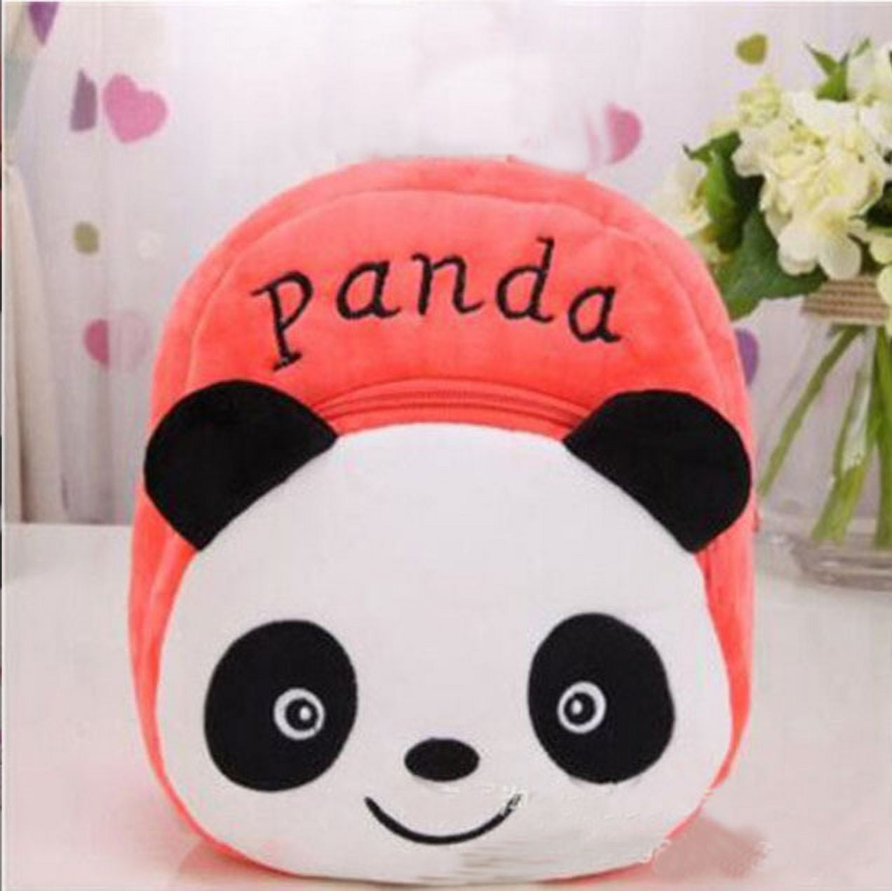 ZapZest Panda Plush Backpack, 9.8" Early Education Small Shoulders Book ...