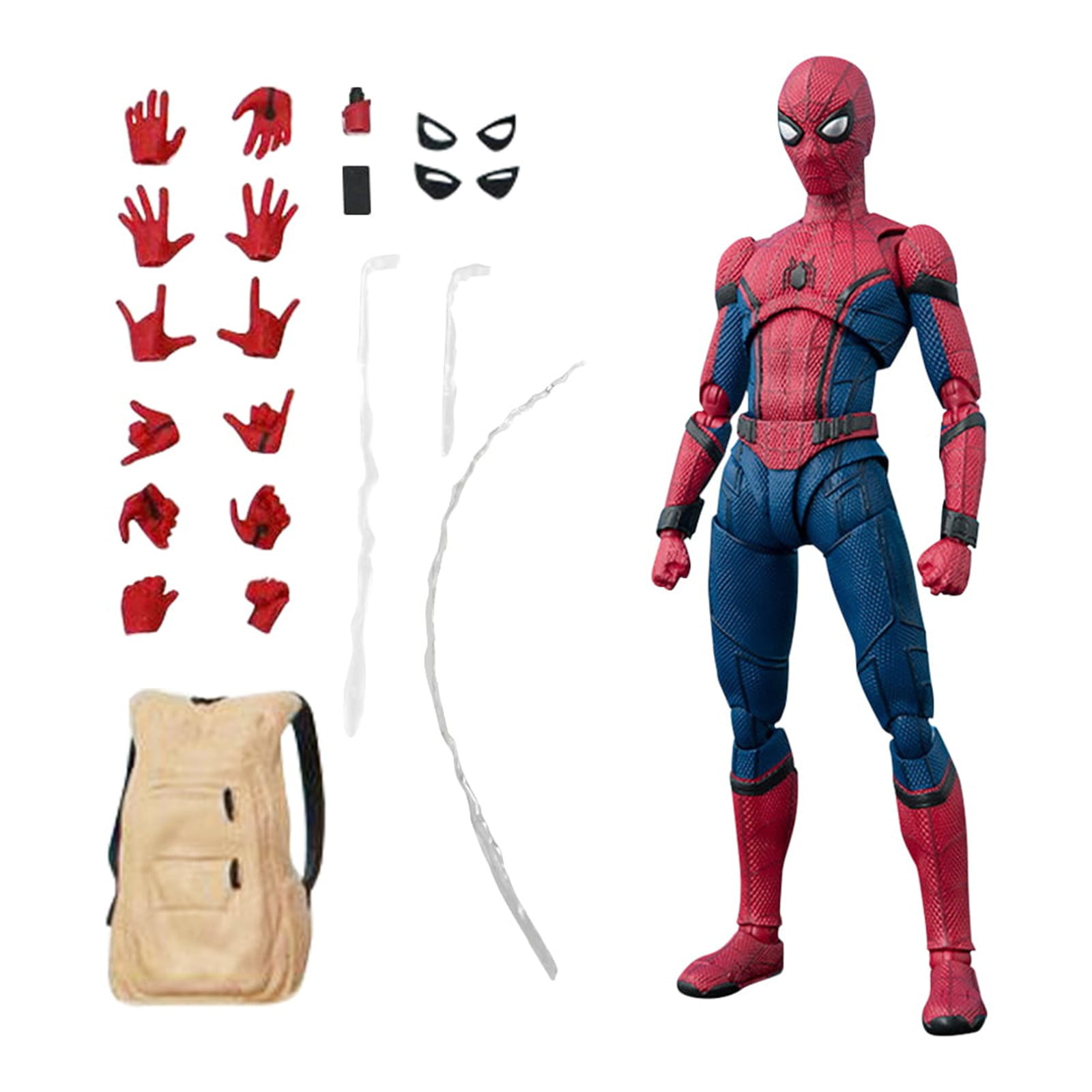 ZapZest Ultimate Spider Hero Man Action Figures, 6" Cool Superhero ...