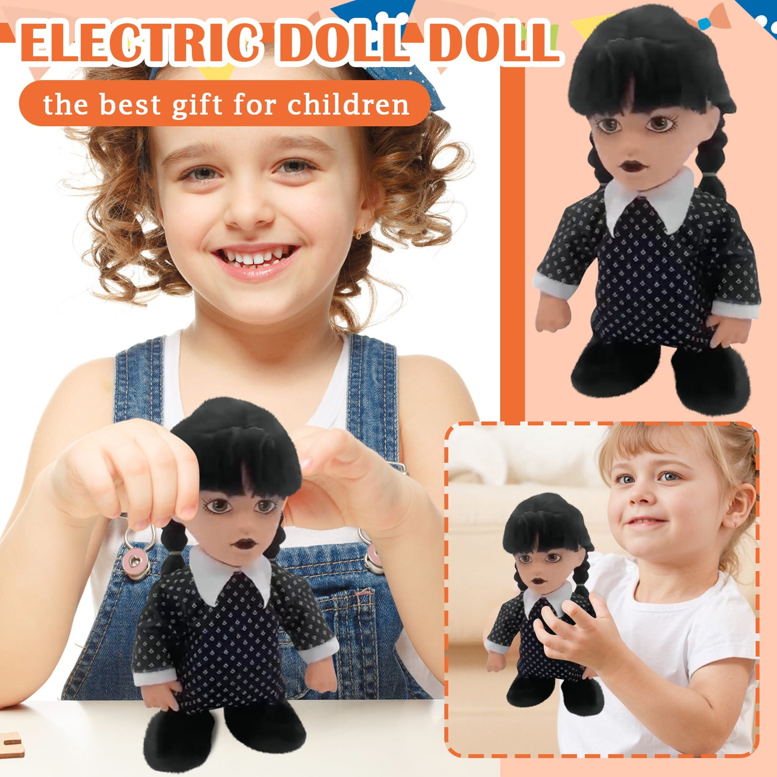 ZapZest Wednesday Addams Dolls, 12.2" Electric Wednesday Addams in ...