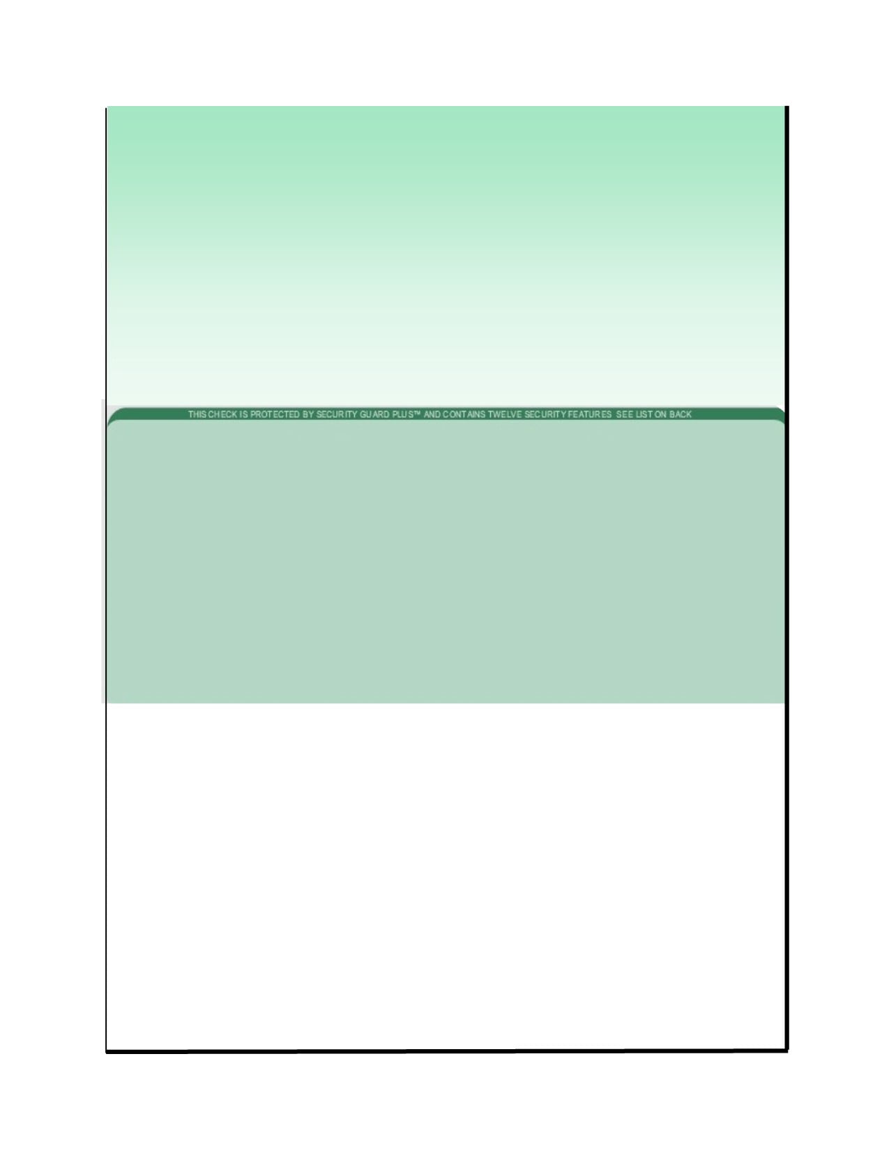 Zapco High-Security Check Paper, Green w Complex Background Pattern, 8 ...