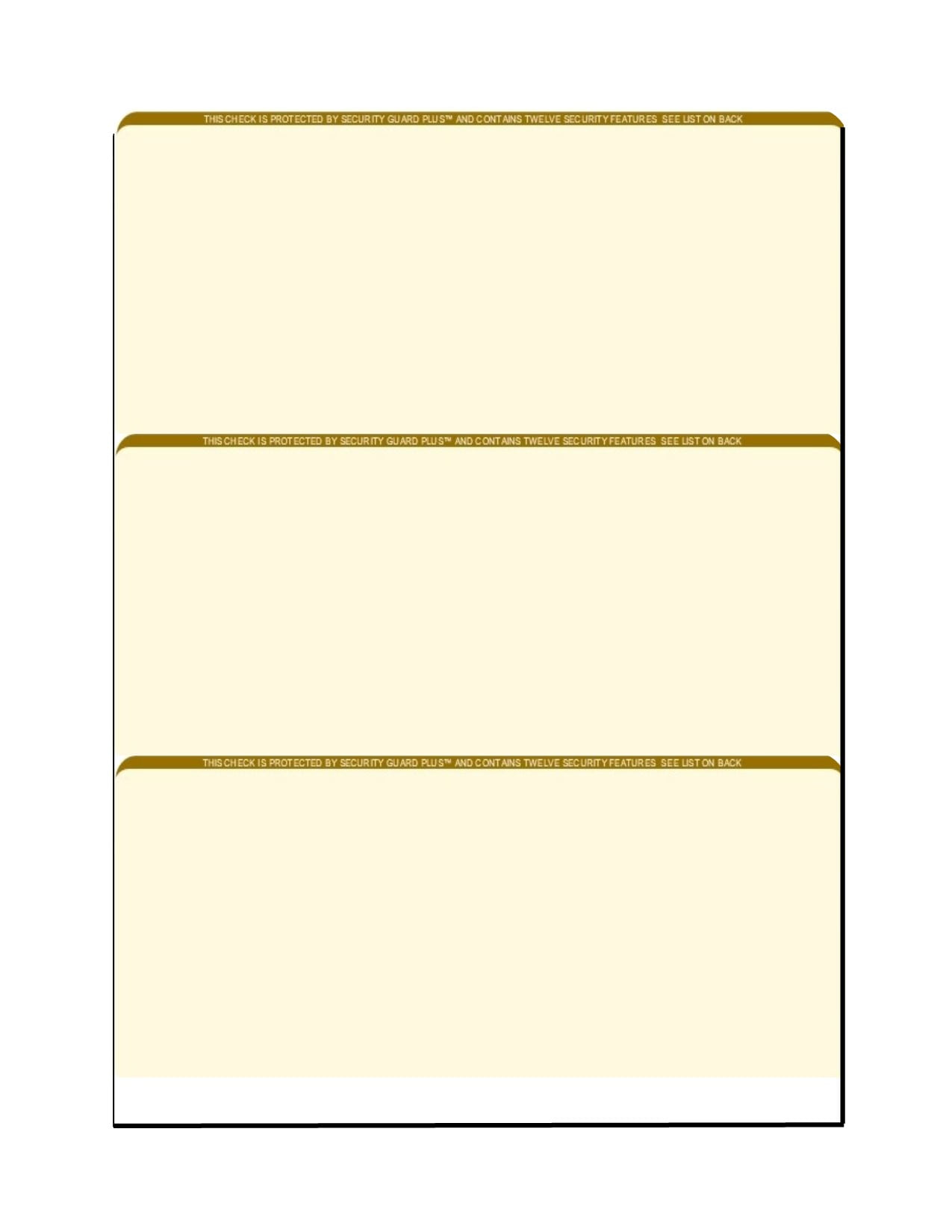 Zapco High-Security Check Paper, Organic w Complex Background Pattern ...