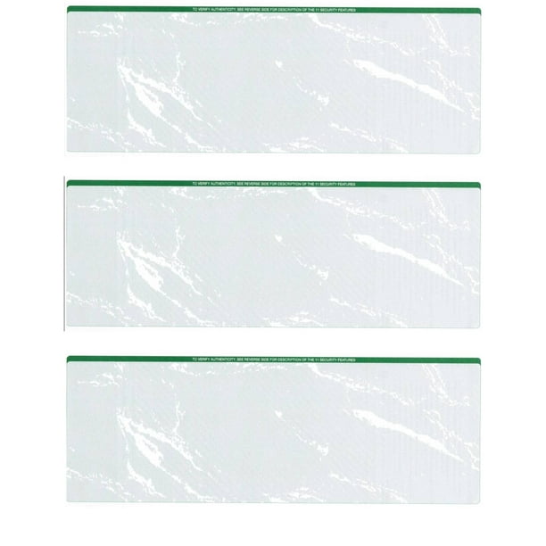 Zapco Security Check Paper, 24lb w Green Marble Pattern, 8-1/2" x 11 ...