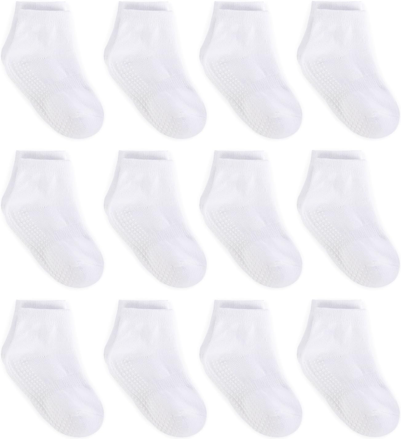 Zaples Baby Non Slip Grip Ankle Socks with Non Skid Soles for Infants ...