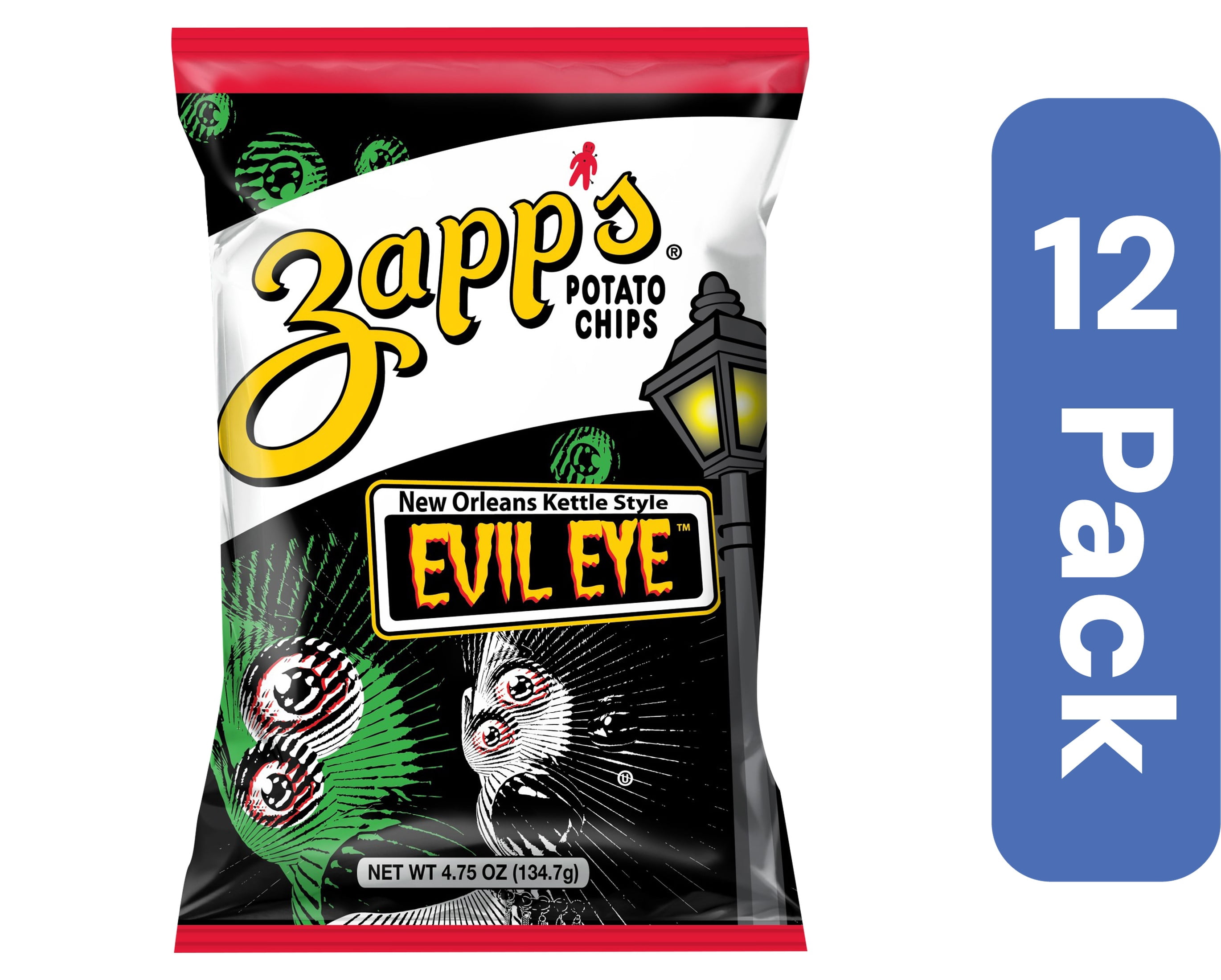 Zapp's Evil Eye Chips 4.75 oz (Pack Of 12) - Walmart.com