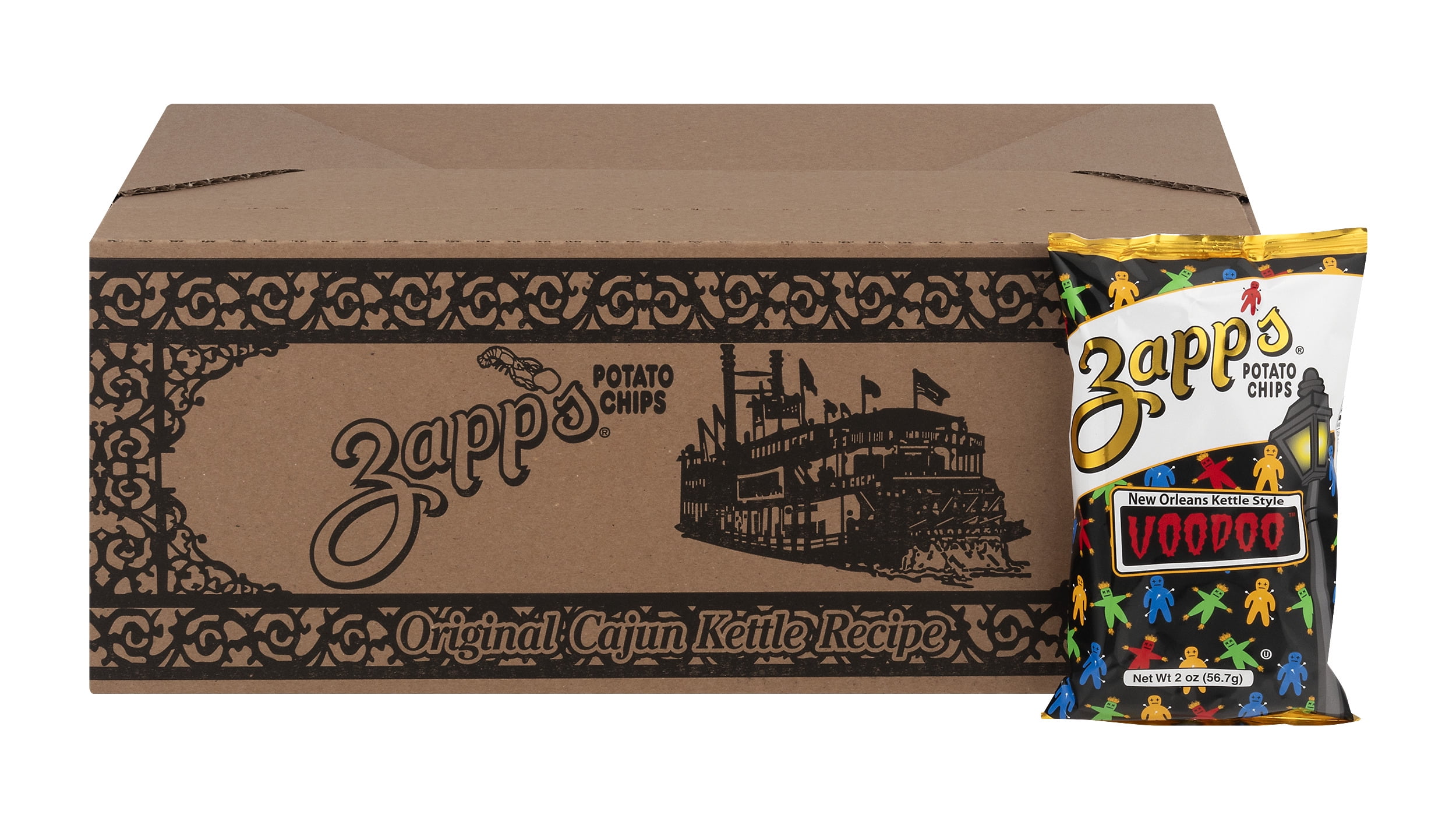 Zapp's Kettle Chips, Voodoo 2 oz. Bags (25 count) - Walmart.com