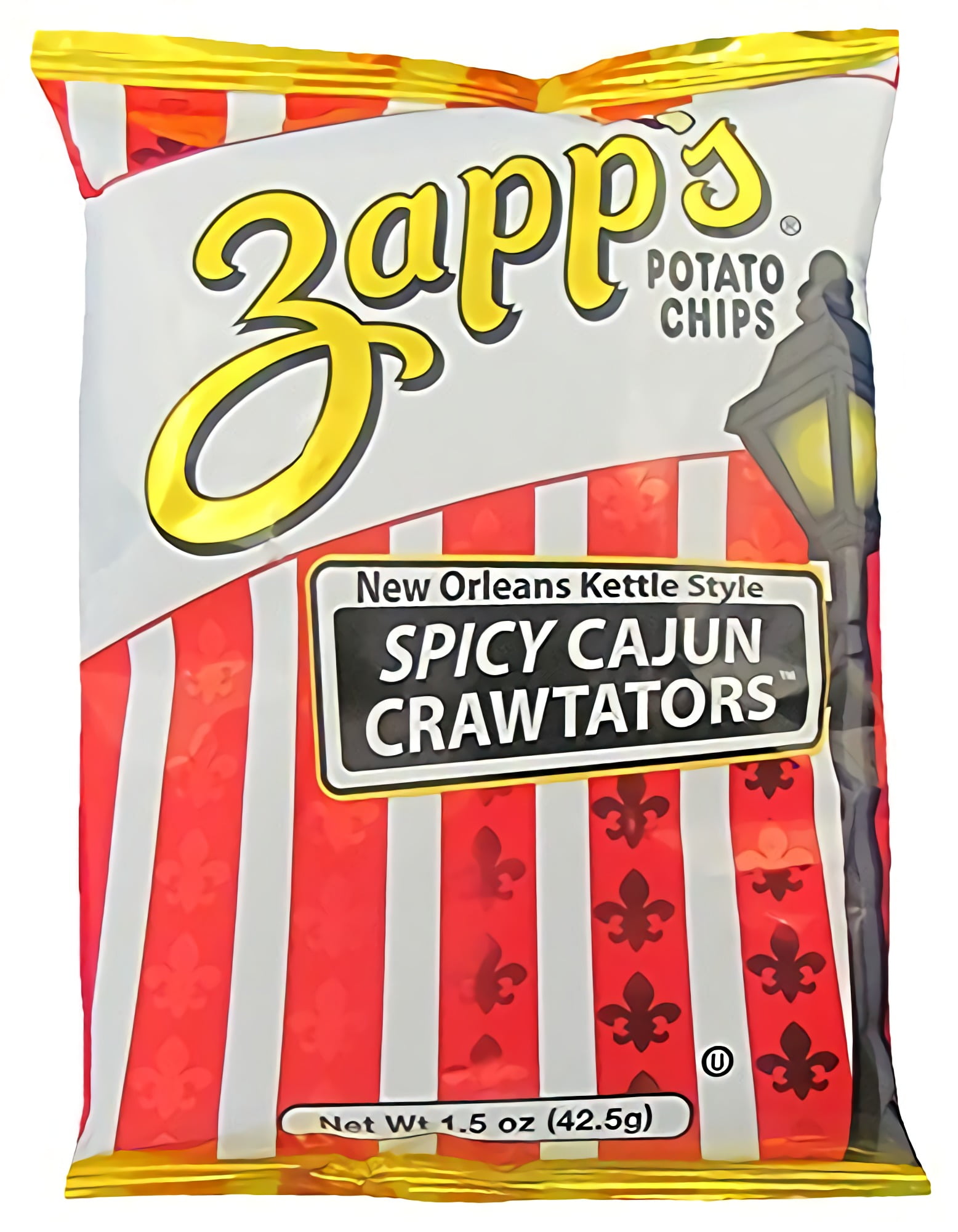 Zapp's New Orleans Kettle-Style Potato Chips, Cajun Crawtator Crunchy ...