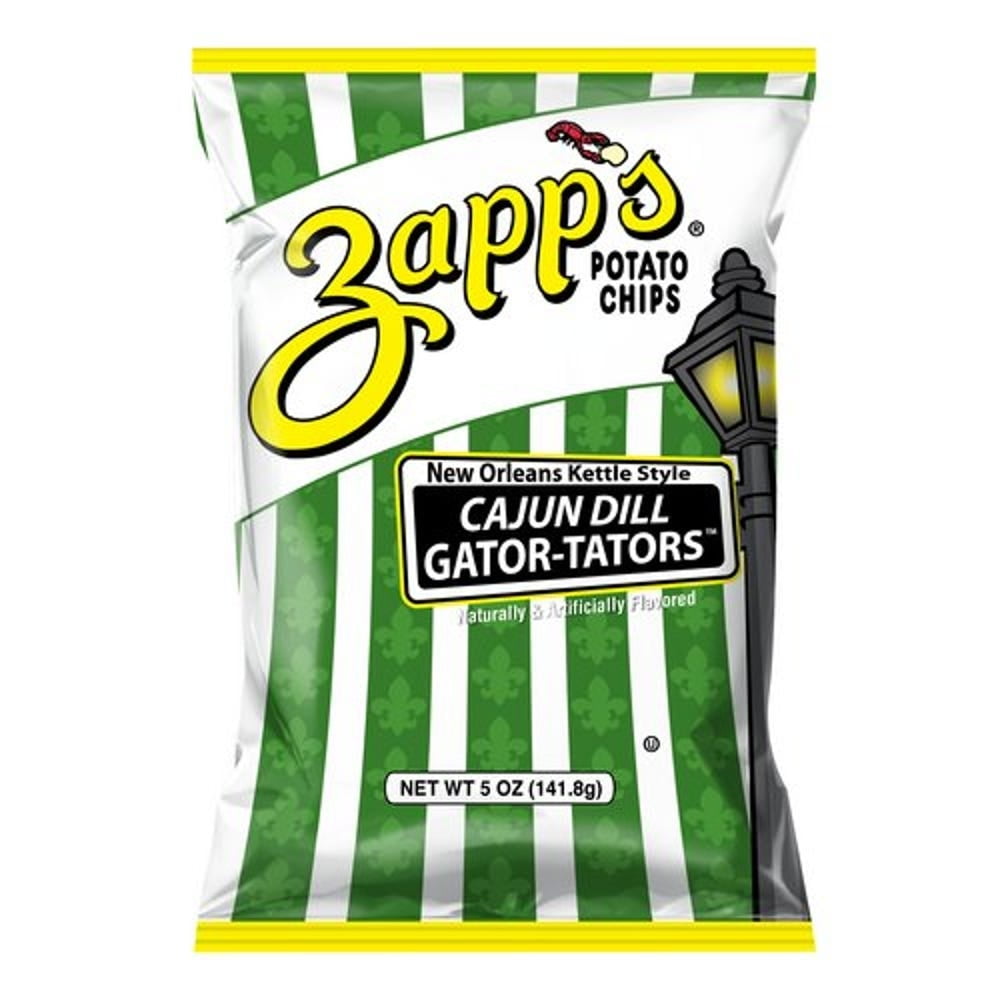Zapp's Cooked New Orleans Kettle-Style Cajun Dill Gator-Tator Potato ...