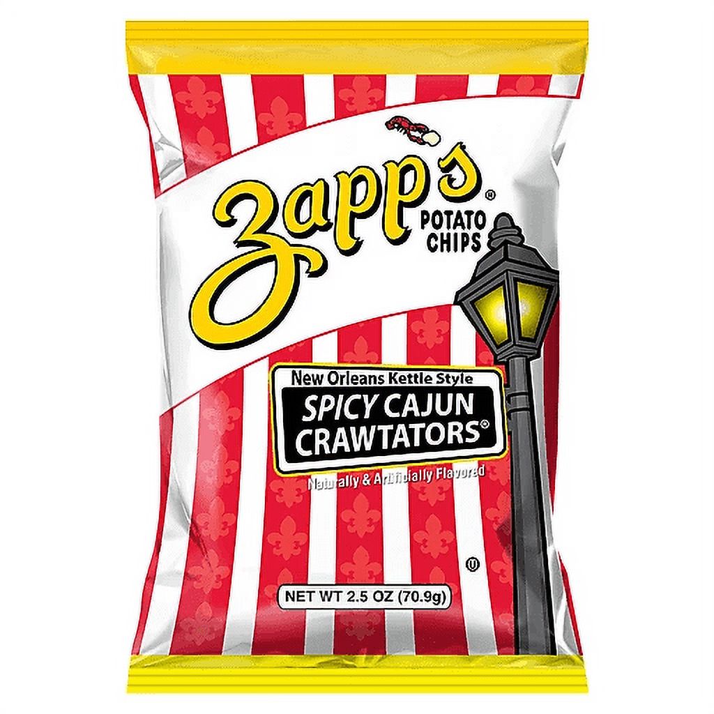 Zapp's New Orleans Kettle Style Potato Chips- Spicy Cajun Crawtator- 16 ...