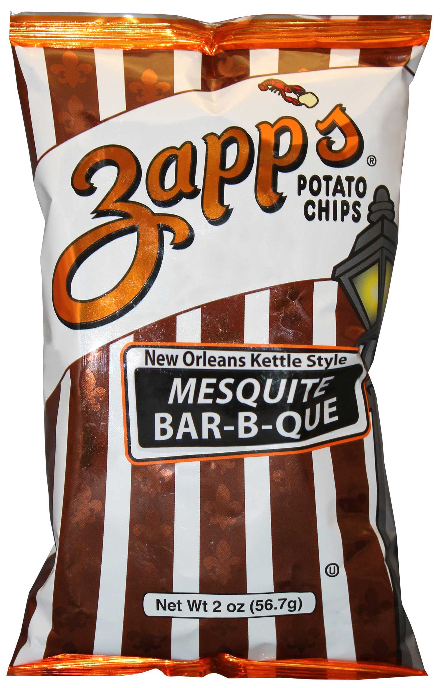Zapp's Potato Chips Mesquite BBQ, 2-ounces (Pack of25) - Walmart.com