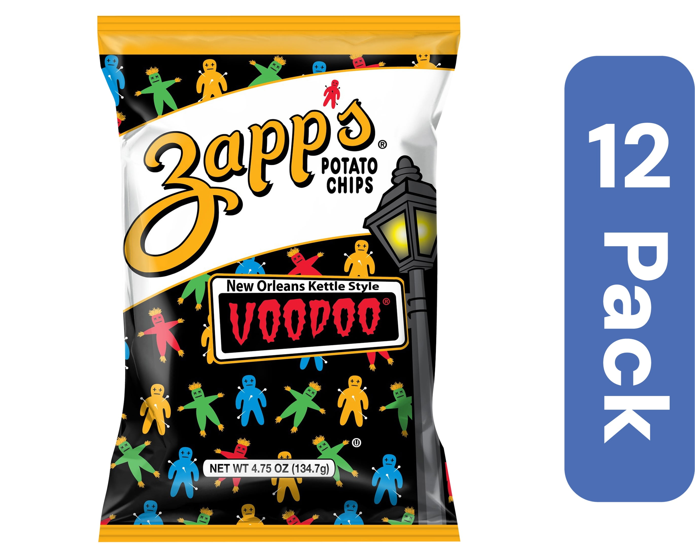 Zapp's Voodoo Chips 4.75 oz (Pack Of 12) - Walmart.com