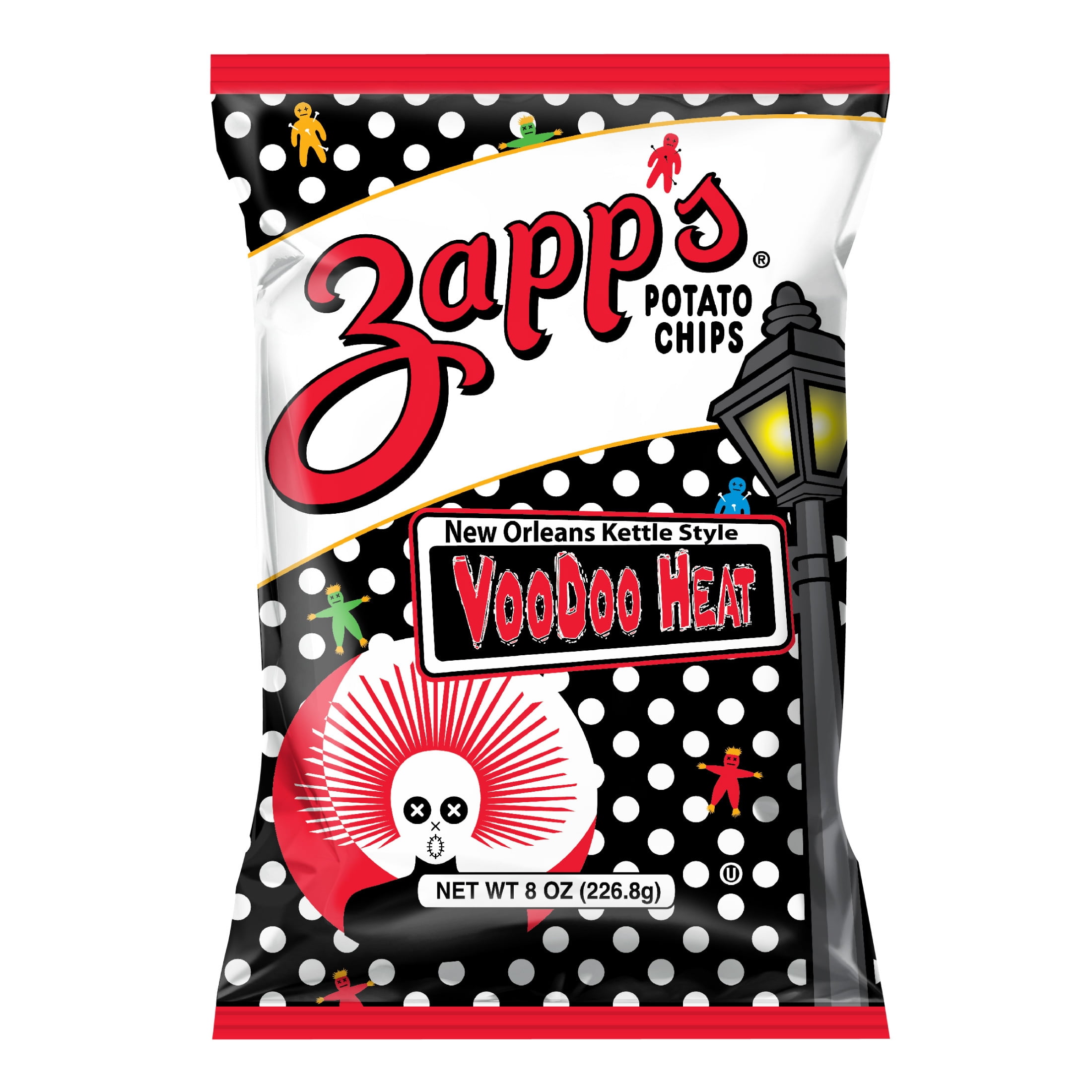 Zapp's Voodoo Heat New Orleans Kettle Style Potato Chips Party Size 8 ...