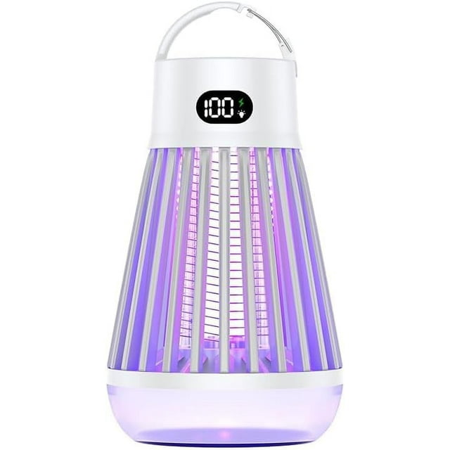 Zapper 2.0 Silver Portable Bug Zapper, Indoor & Outdoor, Cordless ...