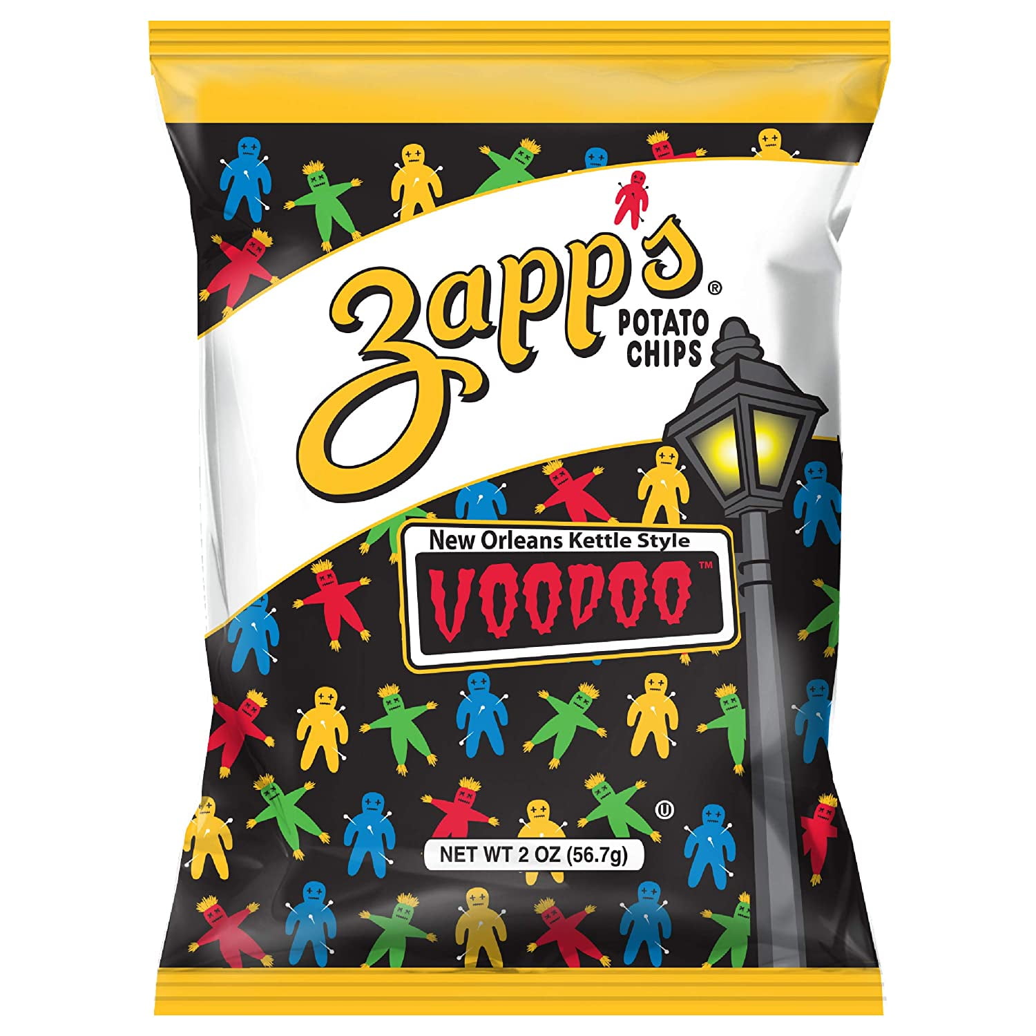 Zapps New Orleans Kettle Style Voodoo Potato Chips - Crunchy, Tasty ...