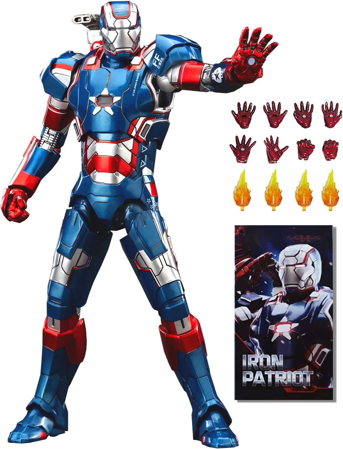 Zapzest 7" Iron Hero Man Action Figures, Avengers Captain America Iron ...