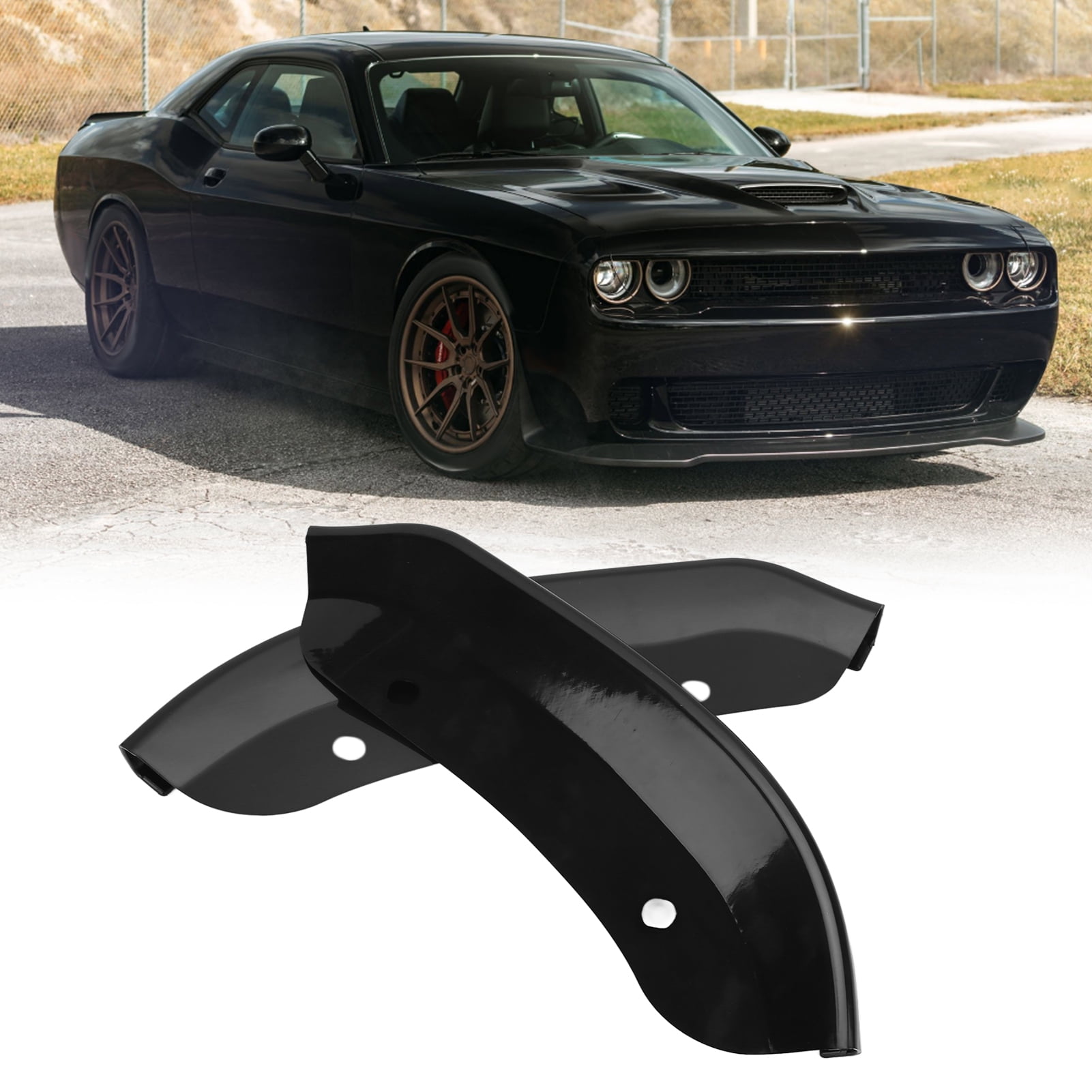 Zaqw Front Bumper Splitter Trim,Bumper Splitter Protector,2pcs Front ...