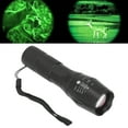 Zaqw Green Flashlight,Small LED Flashlight Single Mode Retractable ...