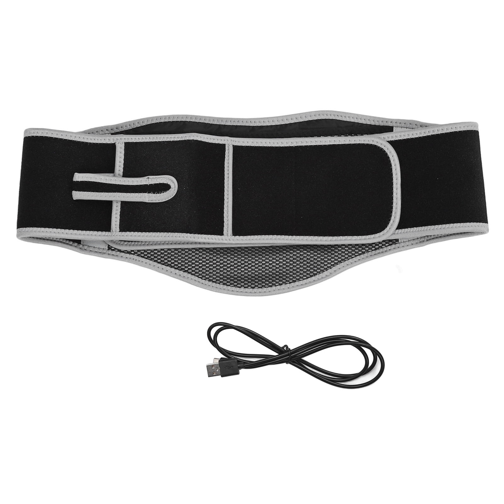 Zaqw Adjustable Heated Waist Belt with Vibration Massage, Lower Back ...
