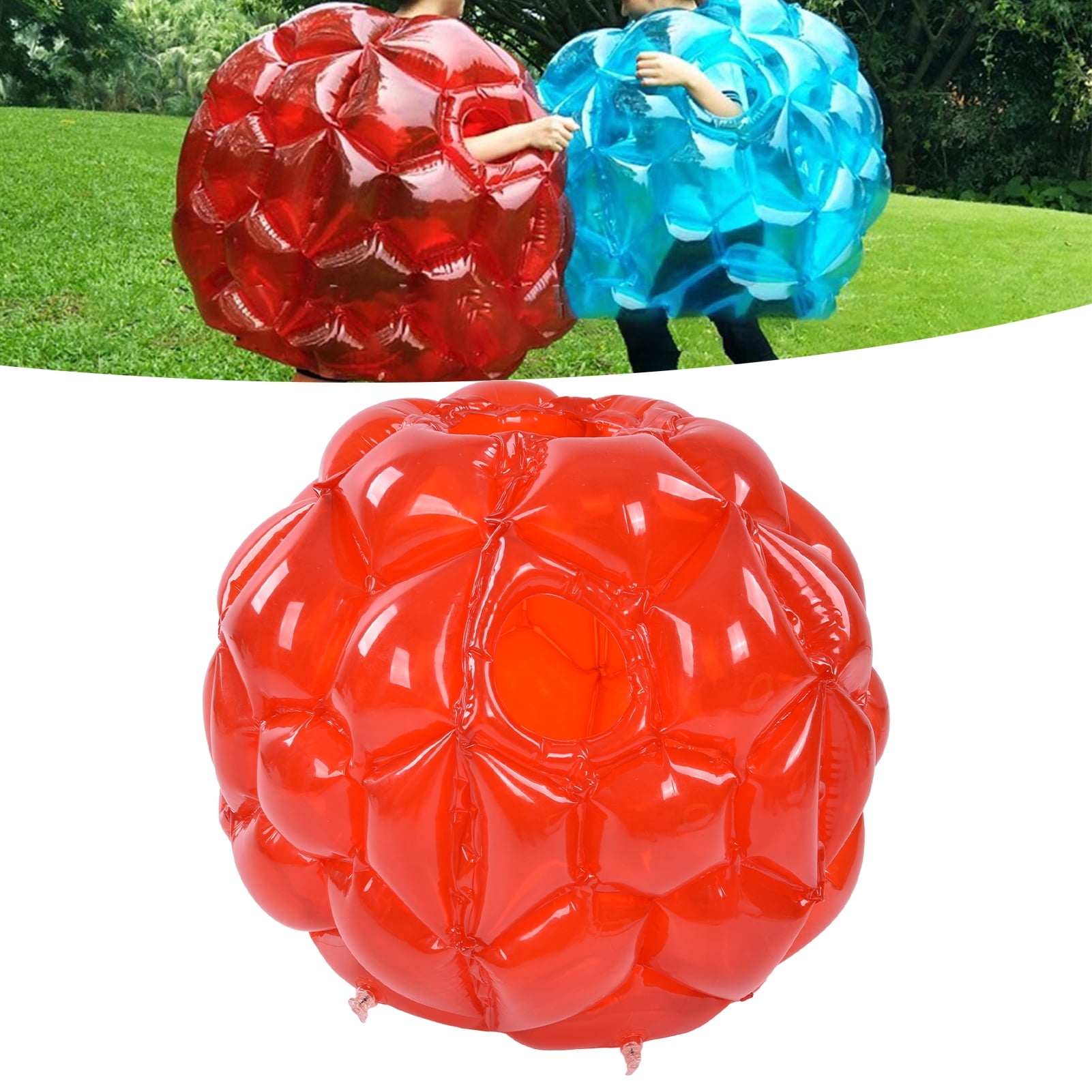 Zaqw 23.6inch Inflatable Bumper Ball, Foldable Portable Body Bubble ...