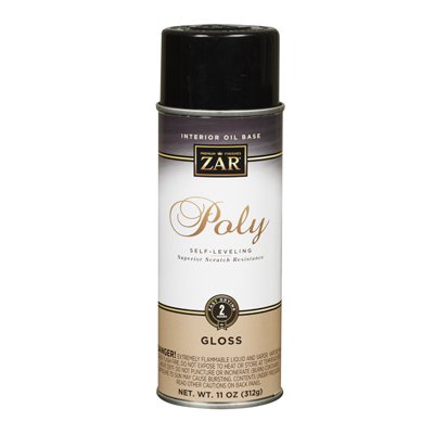 Zar Ultra 11 OZ Clear Gloss Oil Based Interior Fast Drying Spray, Each ...
