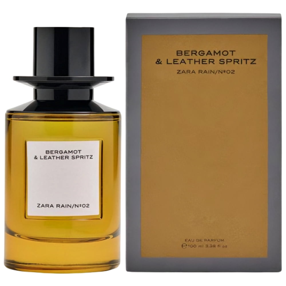 Zara Bergamot and Leather Spritz Eau de Parfum for Men Bold Citrus ...