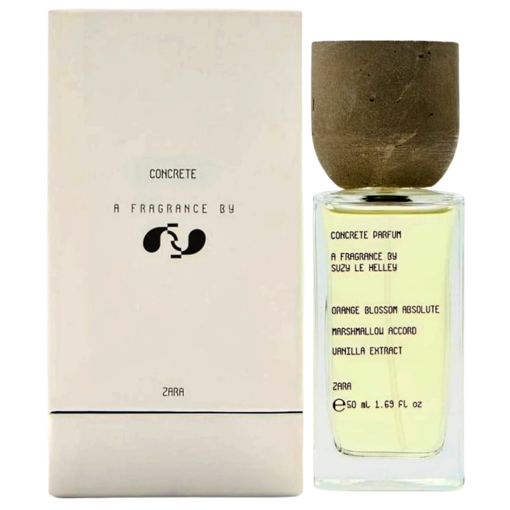 Zara Concrete Fragrance Perfume For Men Bergamot Lavender Cocoa Scent ...