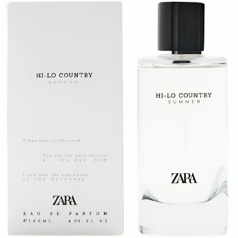 Zara Hi Lo Country Summer Cologne for Men EDP Eau De Parfum 120 ML (4. ...