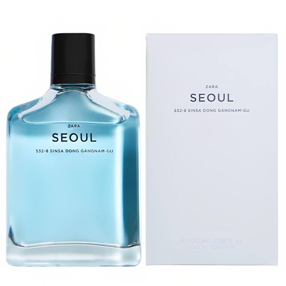 Zara Man Seoul 532-8 Sinsa Dong Gangnam-Gu Cologne for Men EDT Eau De Toilette 100 ML (3.4 FL OZ ...
