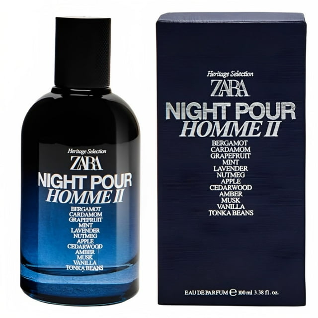 Zara Night Pour Homme II Cologne for Men EDP Eau De Parfum 100 ML (3.4 ...