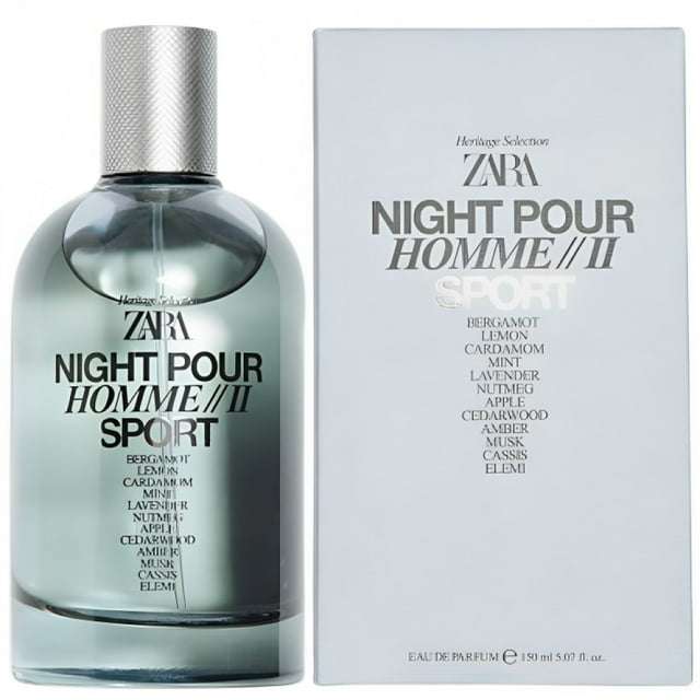 Zara Night Pour Homme II Sport Cologne for Men EDP Eau De Parfum 150 ML ...