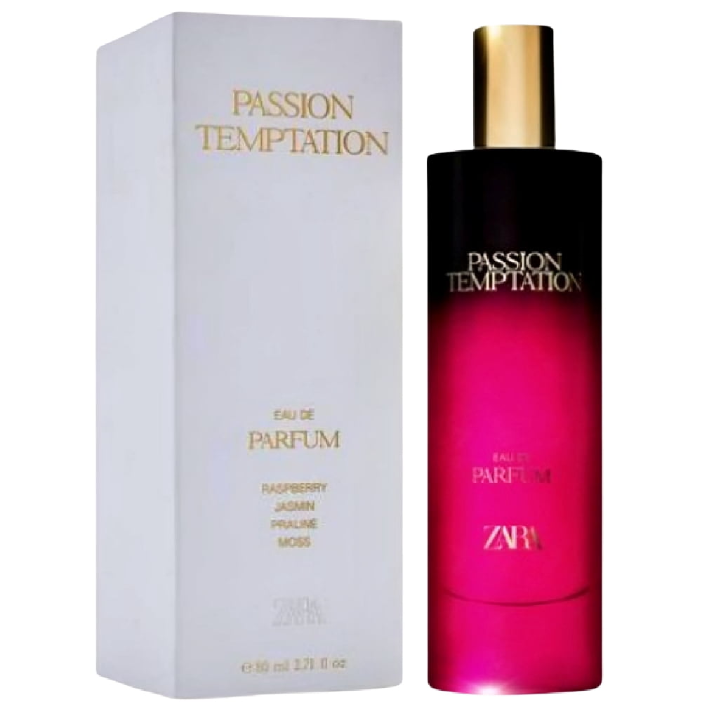Zara Passion Temptation Perfume for Women - Intense Seductive Fragrance ...