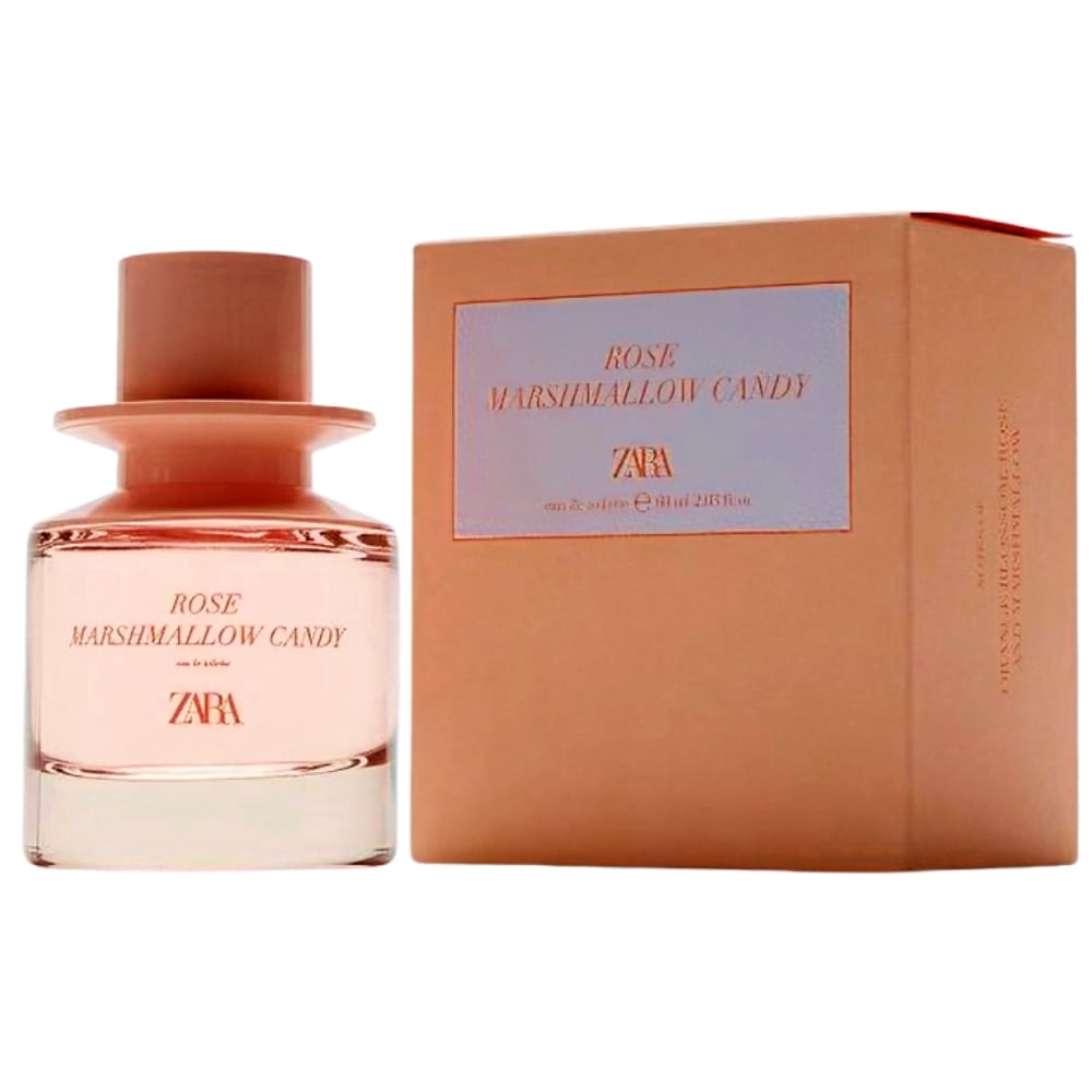 Zara Rose Marshmallow Candy Perfume for Kids Floral Gourmand Scent with ...