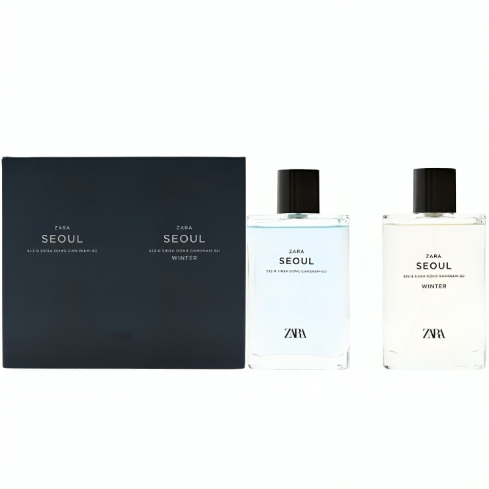 Zara Seoul + Seoul Winter Cologne Set for Men Eau de Toilette 2x 90 ML ...
