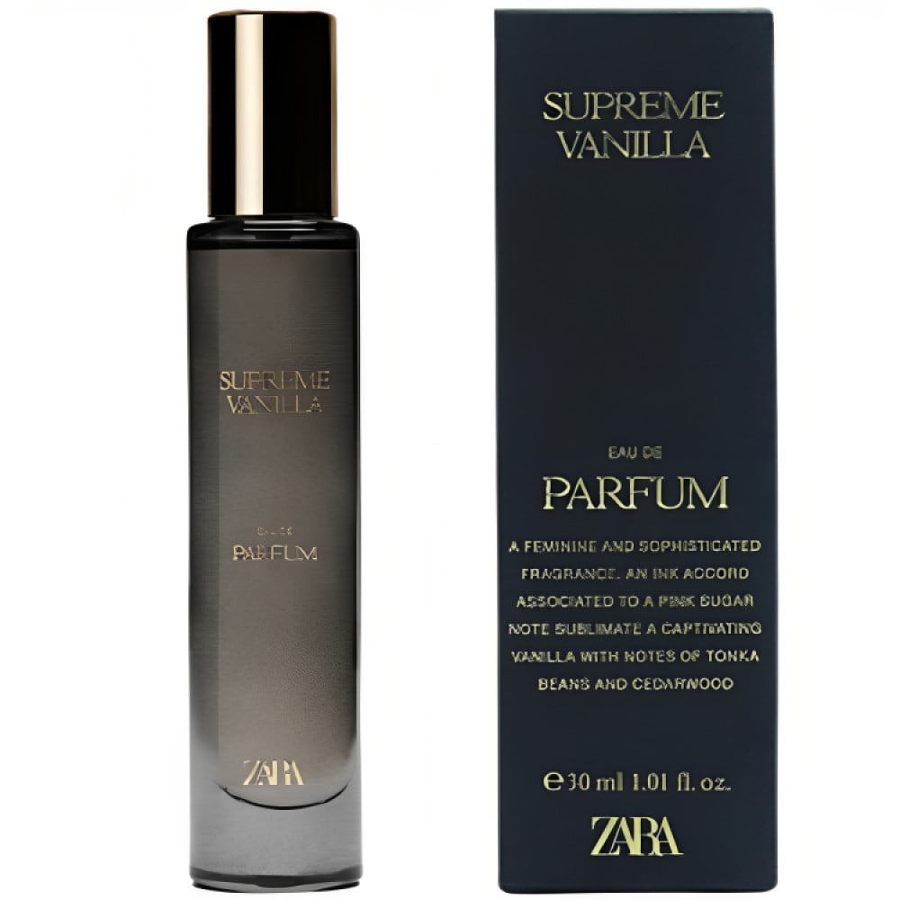 Free Shipping Zara Supreme Vanilla Perfume For Women Edp Eau De Parfum 30 Ml 10 Fl Oz