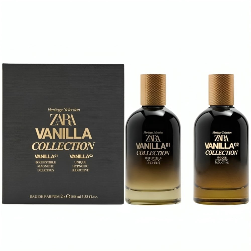 Zara Vanilla Collection 01 + 02 Cologne for Men Fragrance Set EDP Eau ...
