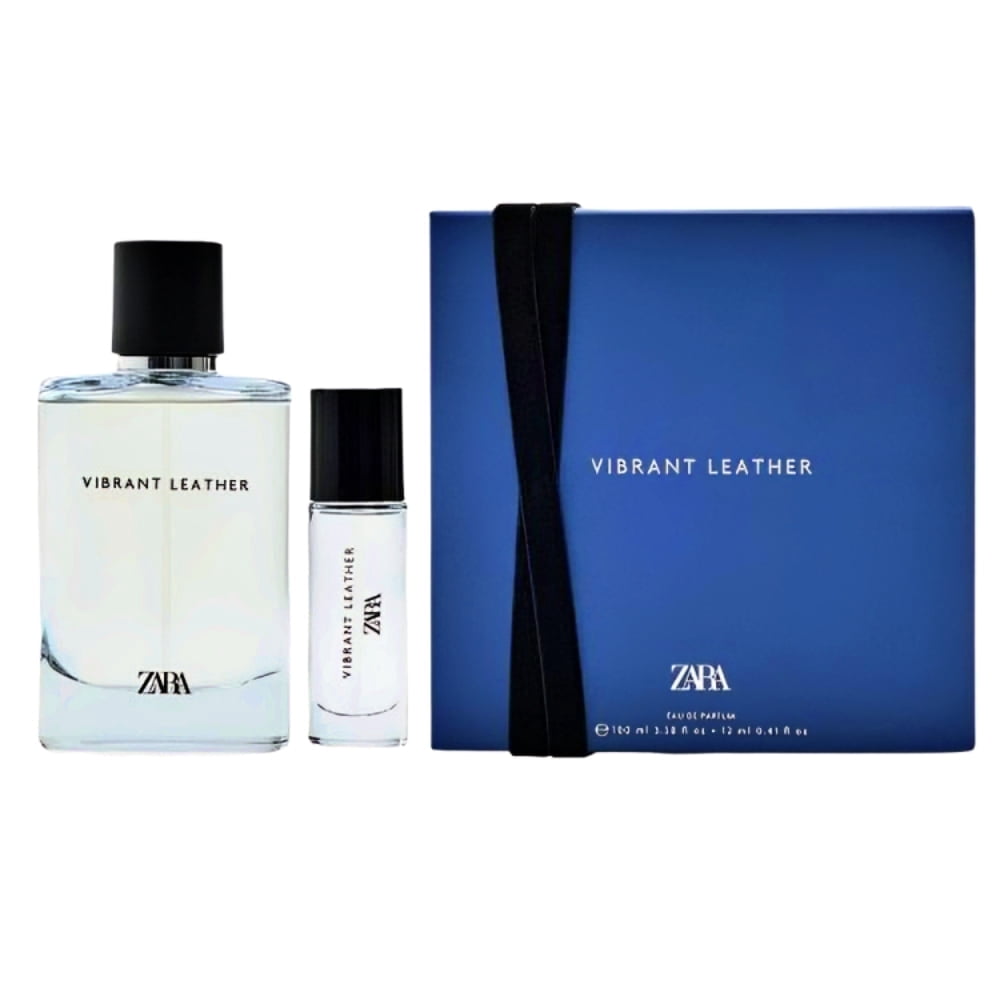 Zara Vibrant Leather for Men Limited Edition Masculine Fragrance Set ...
