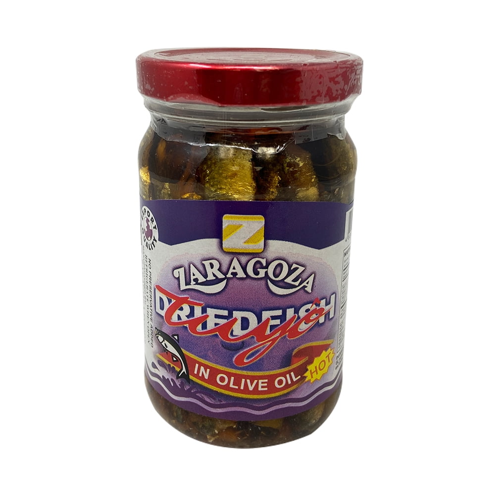 Zaragoza Dried Fish (Tuyo) in Olive Oil, Hot 220g - Walmart.com