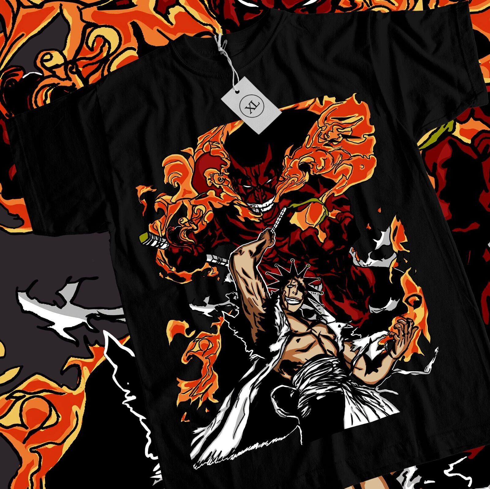Zaraki Kenpachi T-shirt Bleach Ichigo Bankai Anime Horror Gift Shirt ...