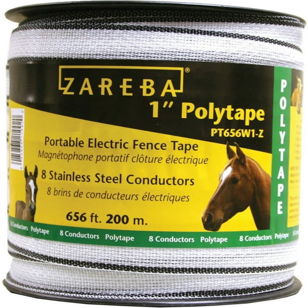 Zareba 1 in. Wide 200m Polytape for Electric Fencing - Walmart Business ...