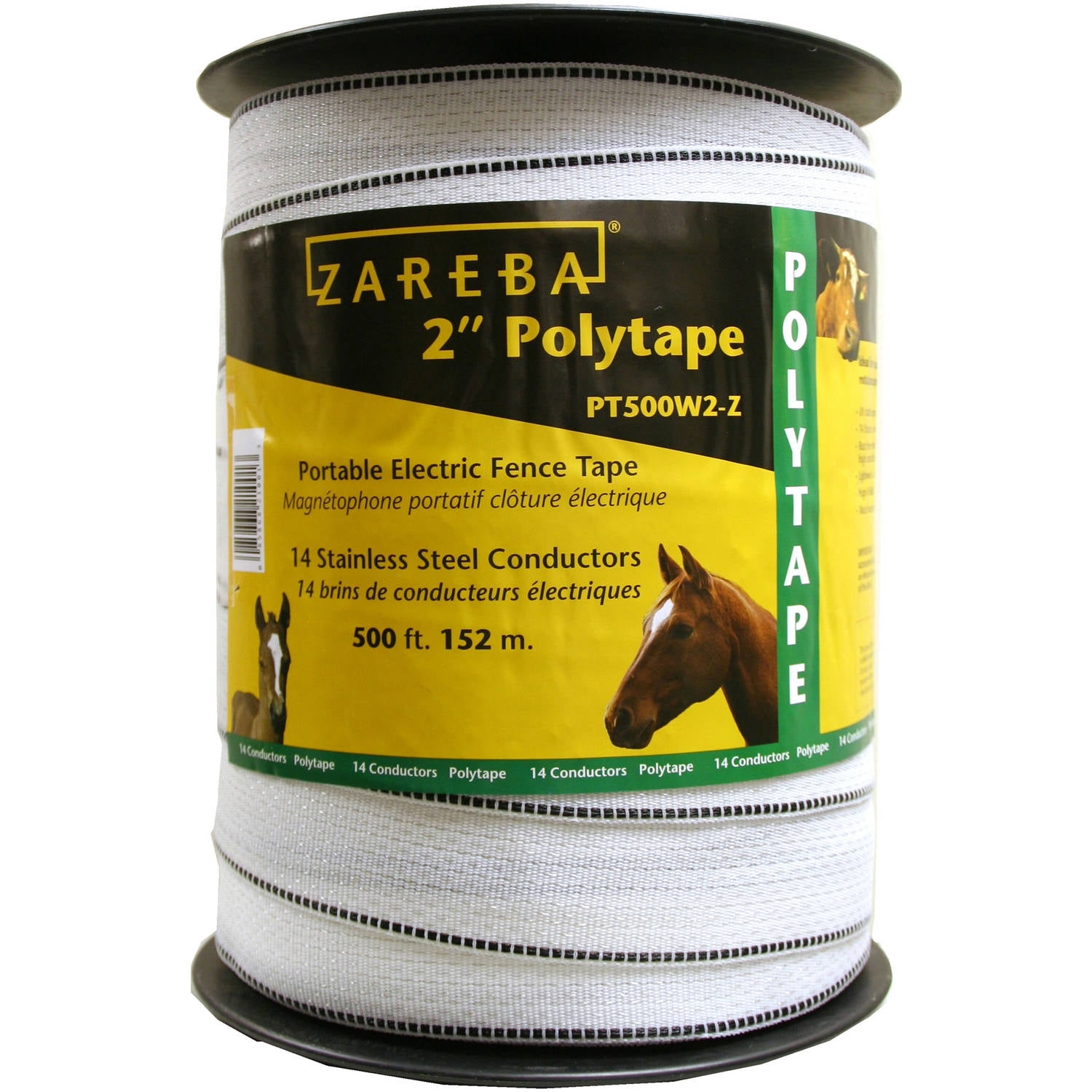 Zareba 2 in. White Polytape - 500 Feet - Walmart.com
