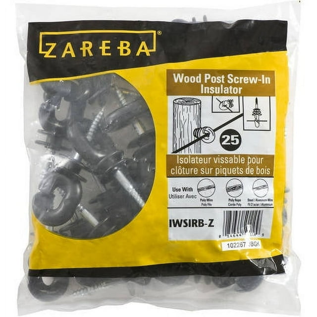 Zareba 25-Count Black Ring Insulator - Walmart.com